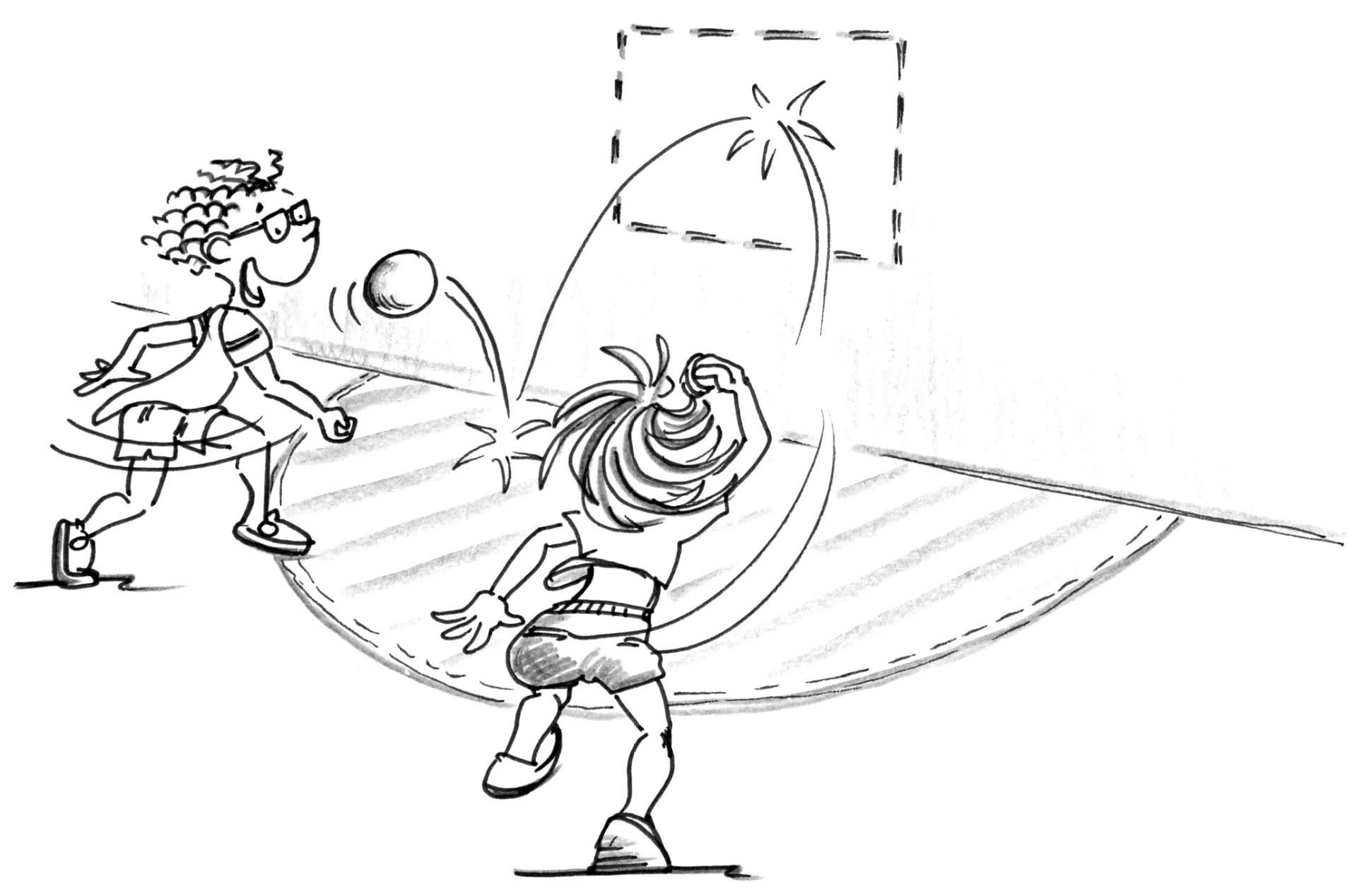 Mini-Faustball – Lektions-/Trainingseinstieg: Geführter Einstieg ...