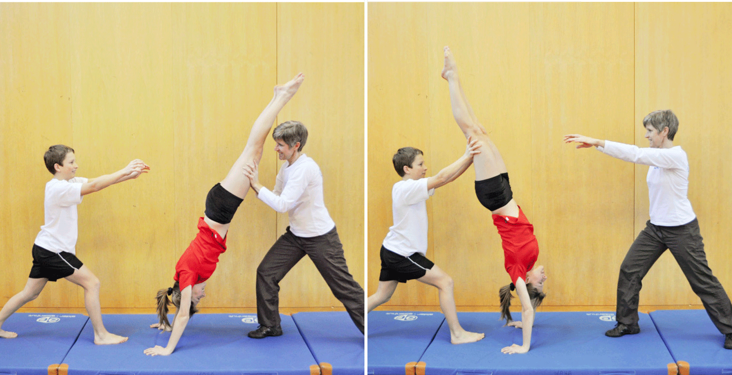 Handstand – Vom Stützen zum Handstand: Den Handstand variieren ...
